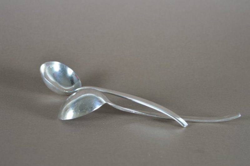 Verzilverde opscheplepels - Bodour